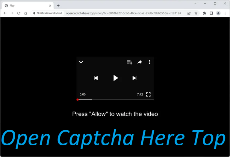 How To Remove Open Captcha Here Top Browser Extension Malware Guide